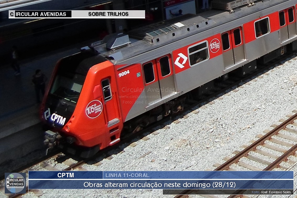 Linha 11-Coral terá alteração de circulação em duas estações neste ...